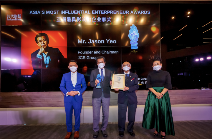 JCS集团创始人姚福发荣膺2021年时代财智大奖“亚洲最具影响力企业家奖” | 时代财智